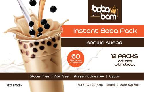 BOBA BAM INSTANT BOBA PACK, BROWN SUGAR - Valdez Market